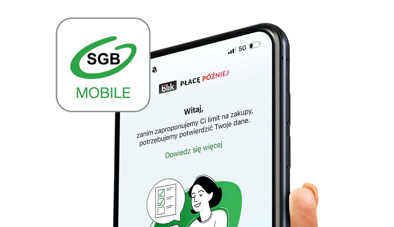 Płatności odroczone od BLIKA będą dostępne w SGB Mobile » Fintek.pl